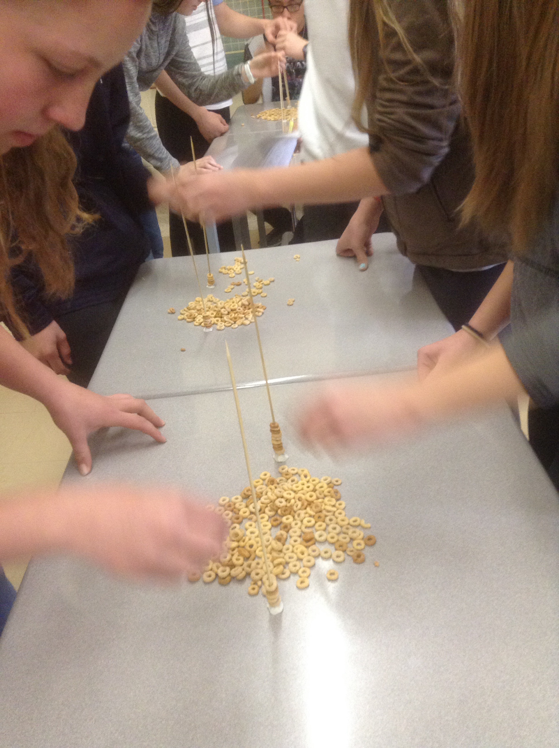 Stacking cheerios | Ms. Bearse's Site