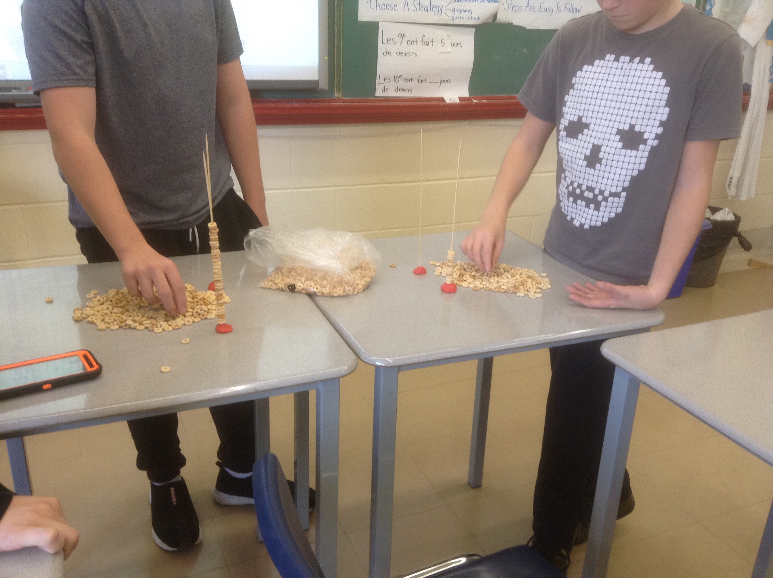 Cheerio stacking graphs | Ms. Bearse's Site
