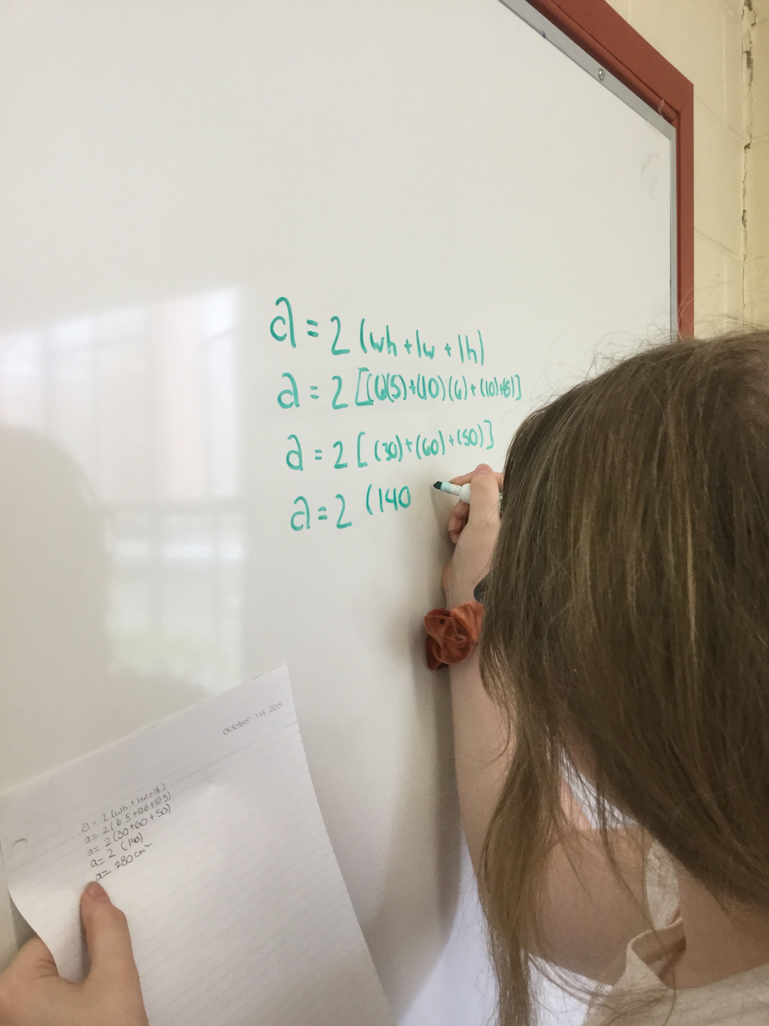 Same volume, different areas. | Ms. Bearse's Site