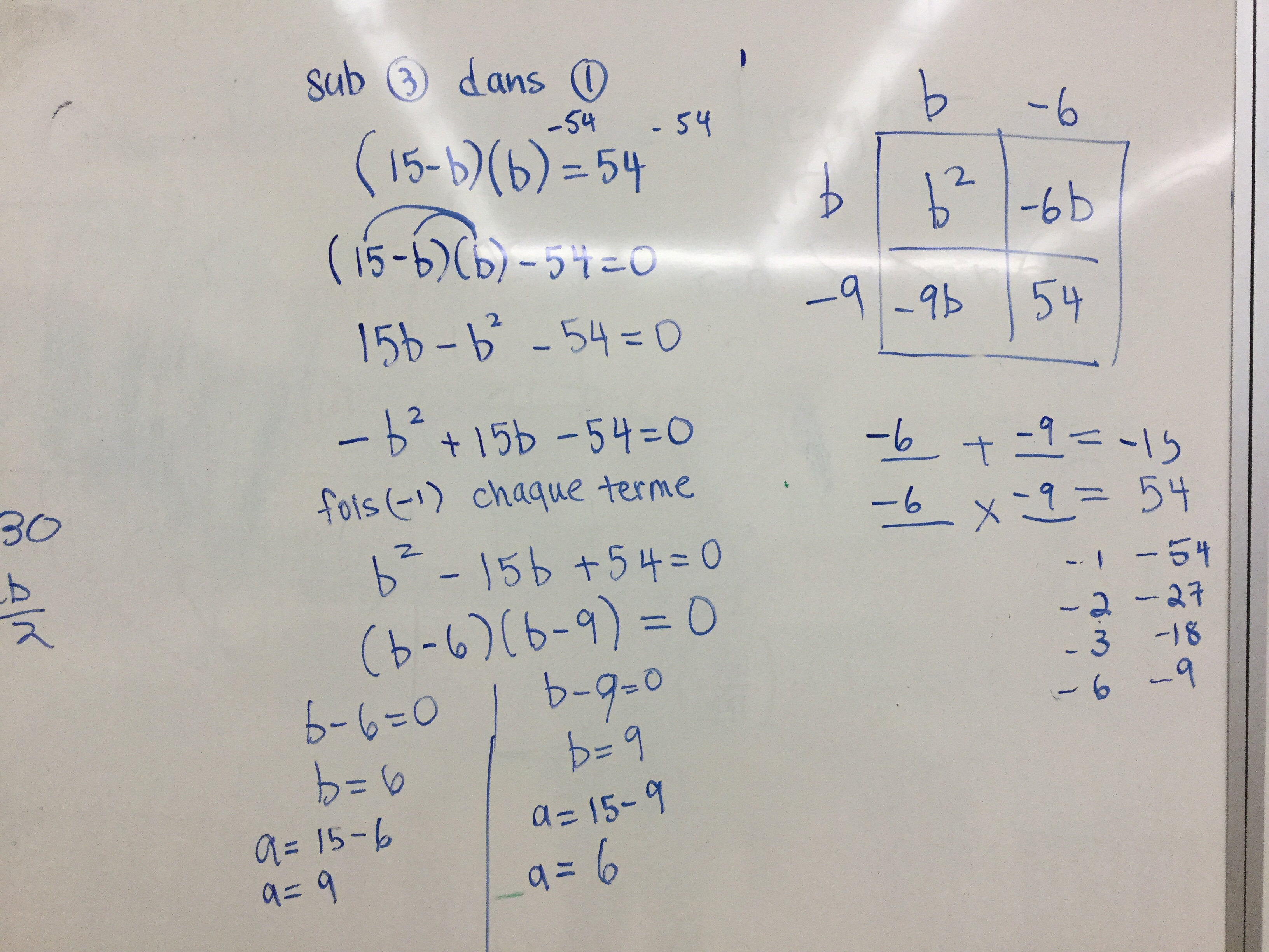 Solving quadratics problems | Ms. Bearse's Site